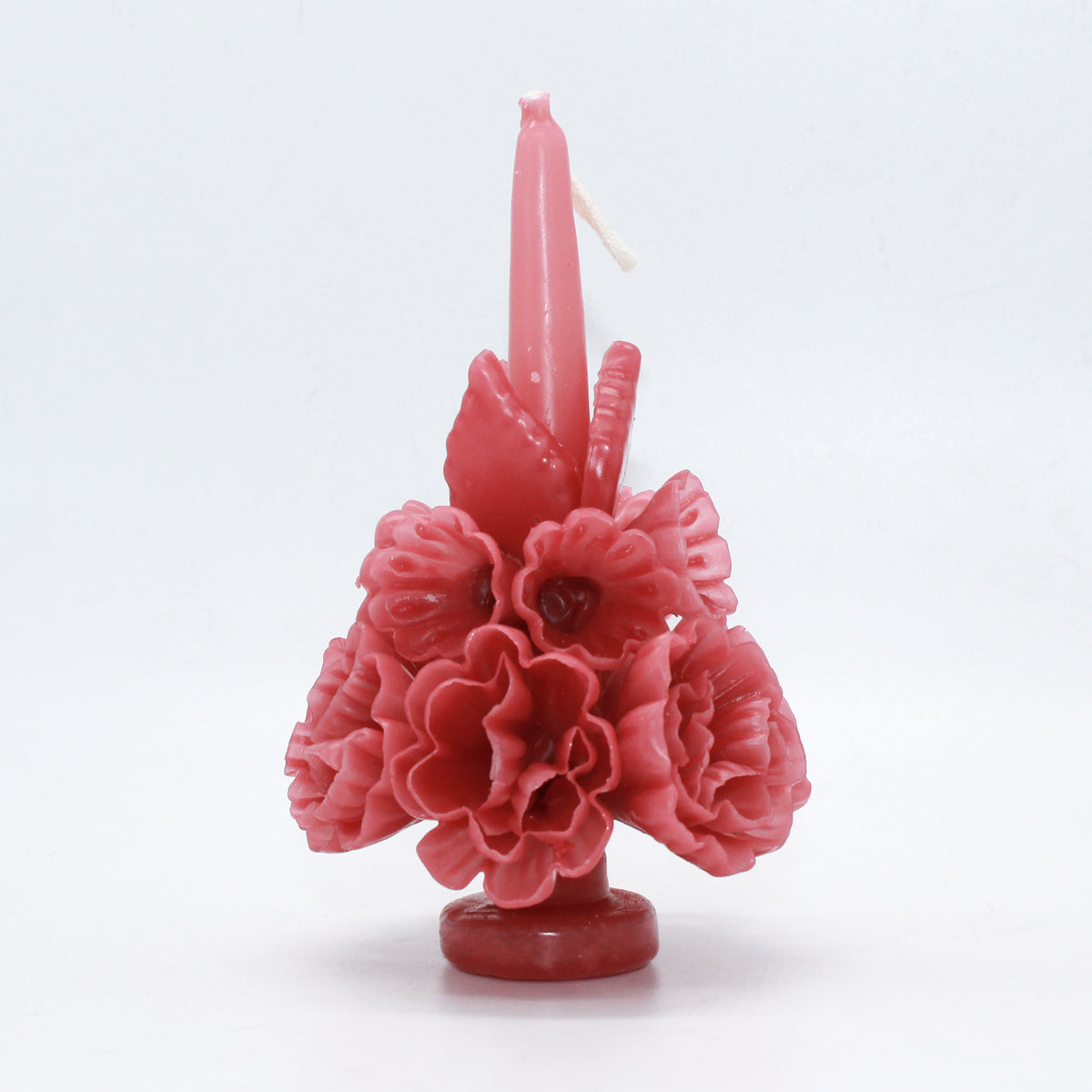 Mauve Floral Beeswax Candles – Mexico In My Pocket