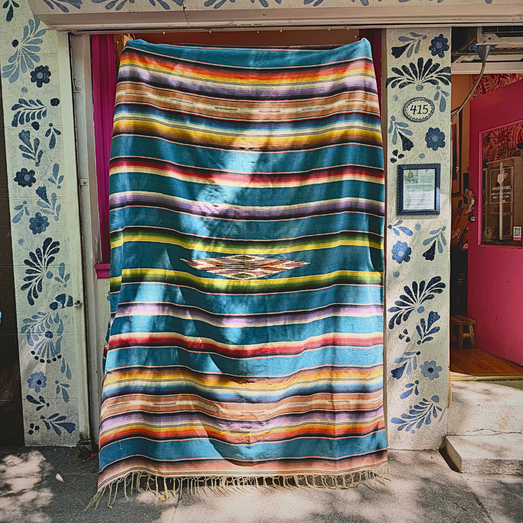 Vintage Saltillo Sarape {Circa 1920s} – Mexico In My Pocket