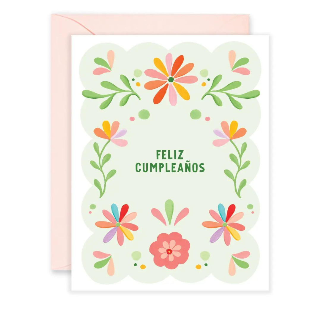 Feliz Cumpleaños Otomi Inspired Greeting Card – Mexico In My Pocket