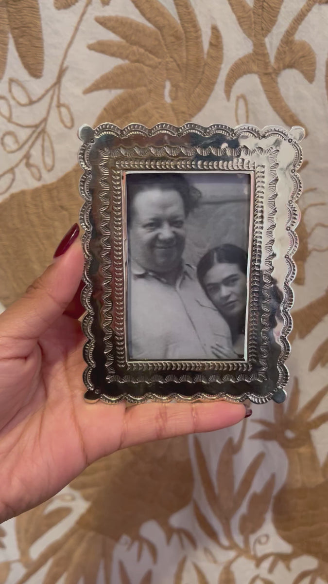 Andrea German Silver Picture Frame {Small} – Mexico In My Pocket